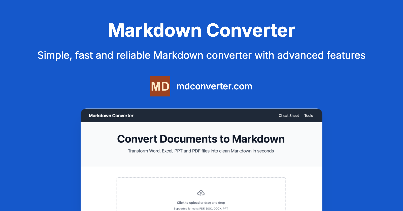 Markdown to PowerPoint Converter | mdconverter.com